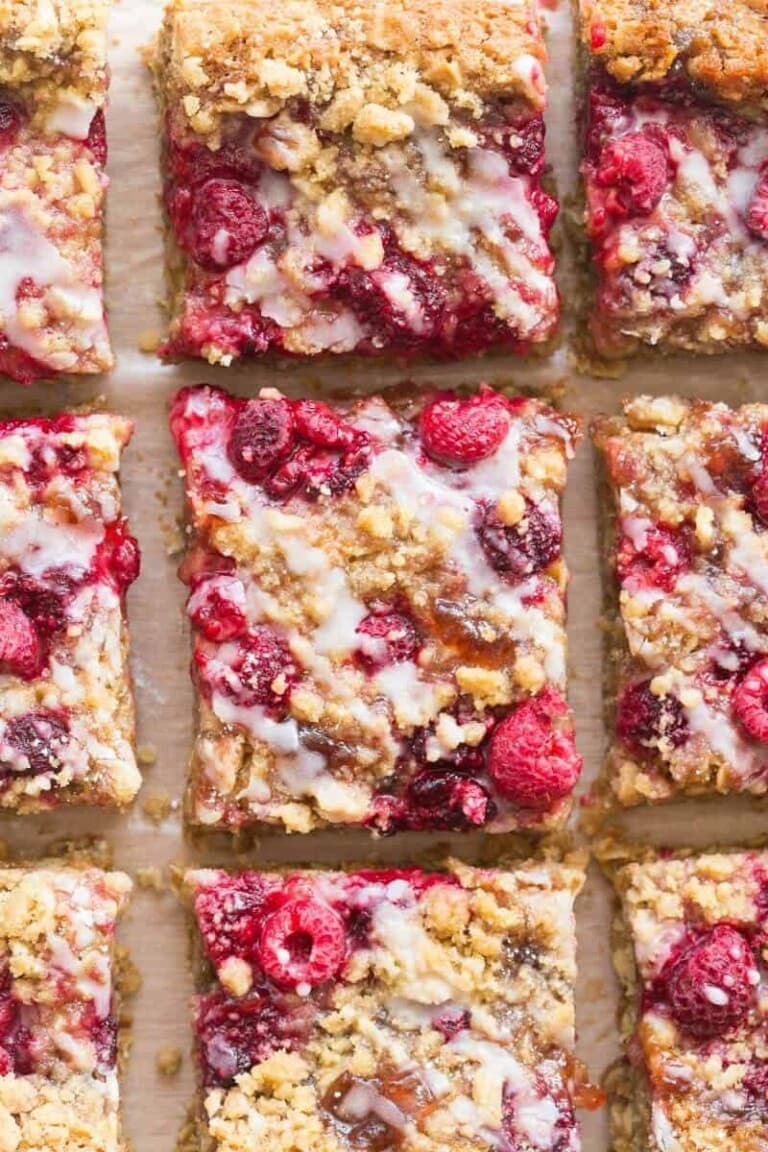 5-Ingredient Raspberry Bars - The Big Man's World