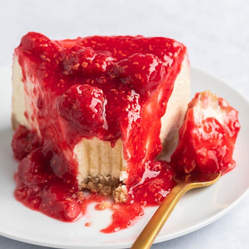 Raspberry Cheesecake - The Big Man's World