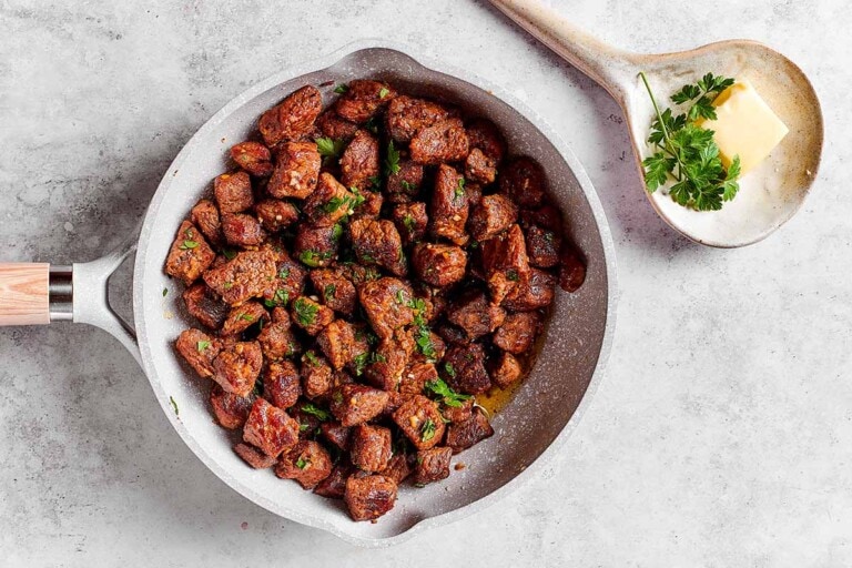 Garlic Butter Steak Bites - The Big Man's World