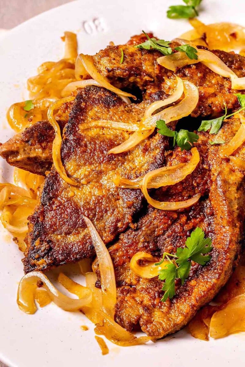 How To Cook Beef Liver Recipe - The Big Man's World