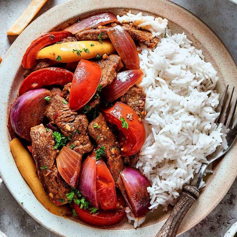 Lomo Saltado (Peruvian Beef Stir Fry) - The Big Man's World