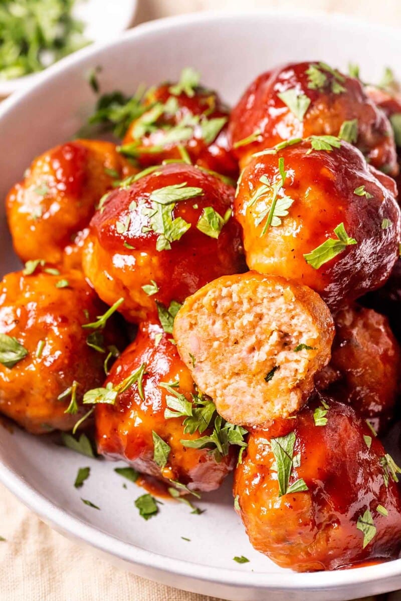 20-Minute Firecracker Meatballs - The Big Man's World