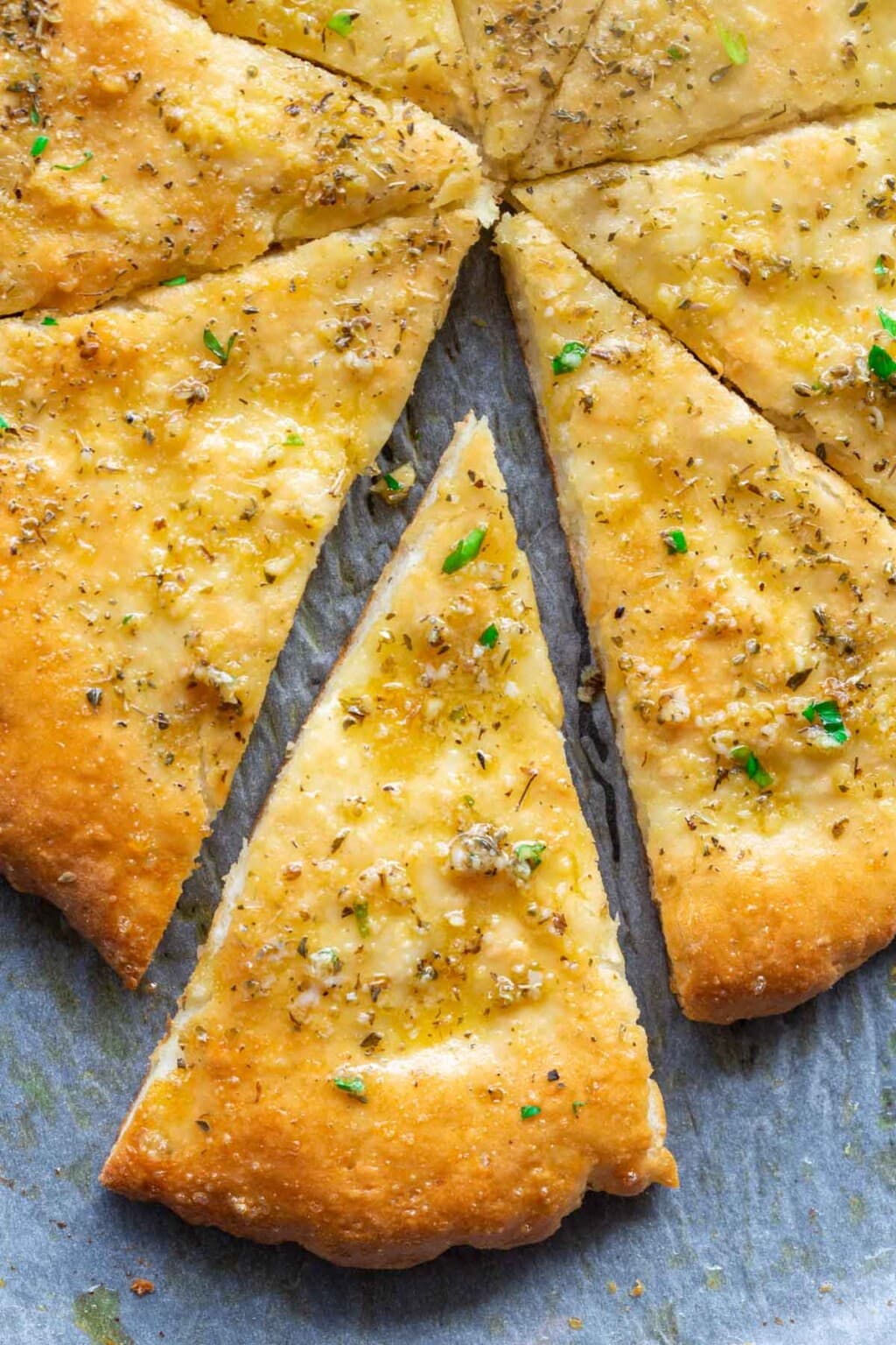 Garlic Pizza (Homemade Dough, Under 30 Minutes)