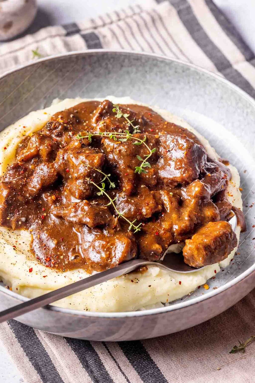 Beef Tips And Gravy - The Big Man's World