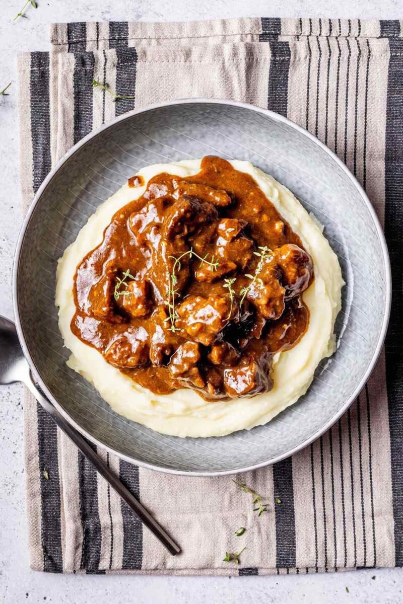 Beef Tips And Gravy - The Big Man's World