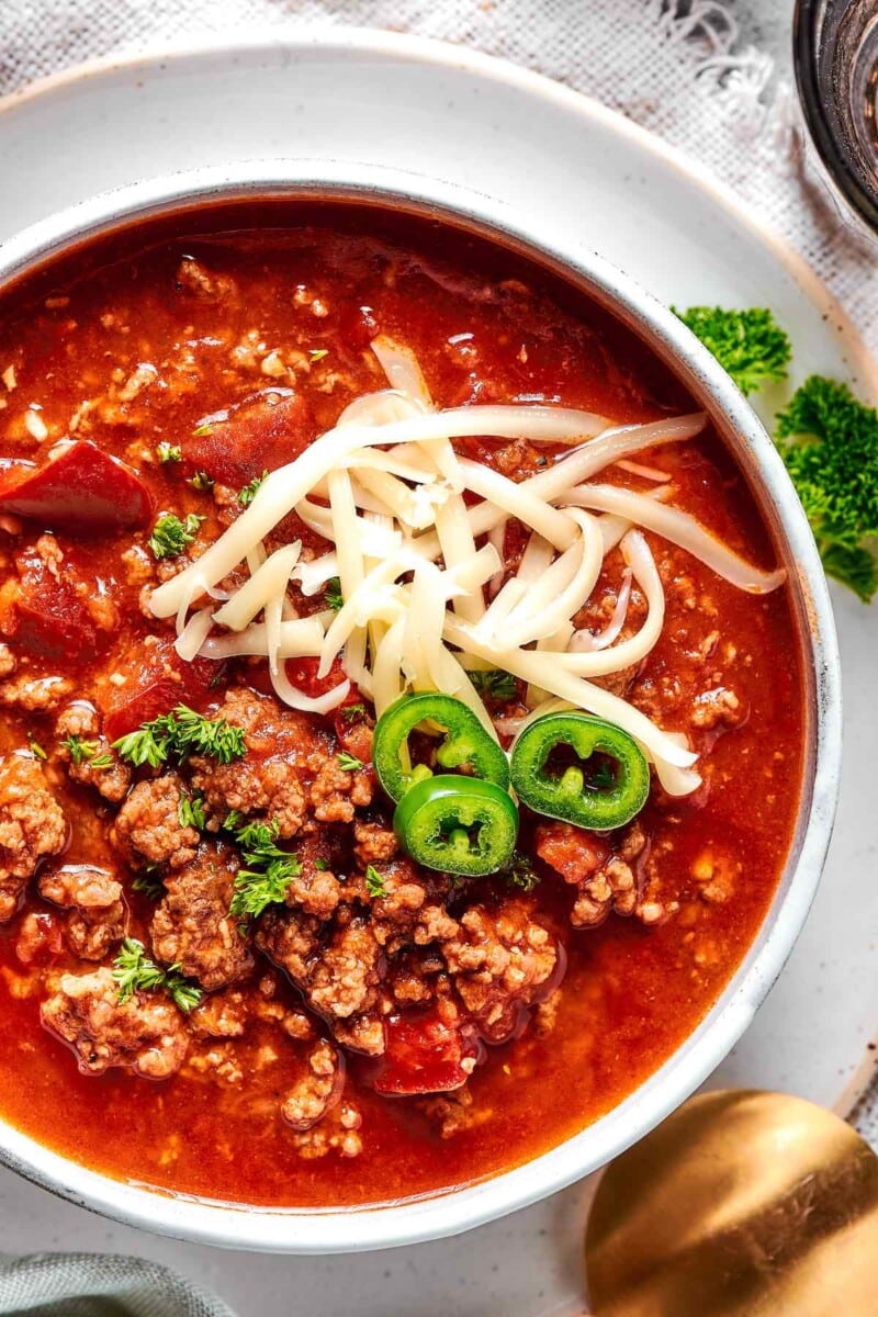 No Bean Chili (Under 30 Minutes) - The Big Man's World