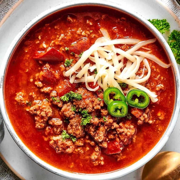 No Bean Chili (Under 30 Minutes) - The Big Man's World