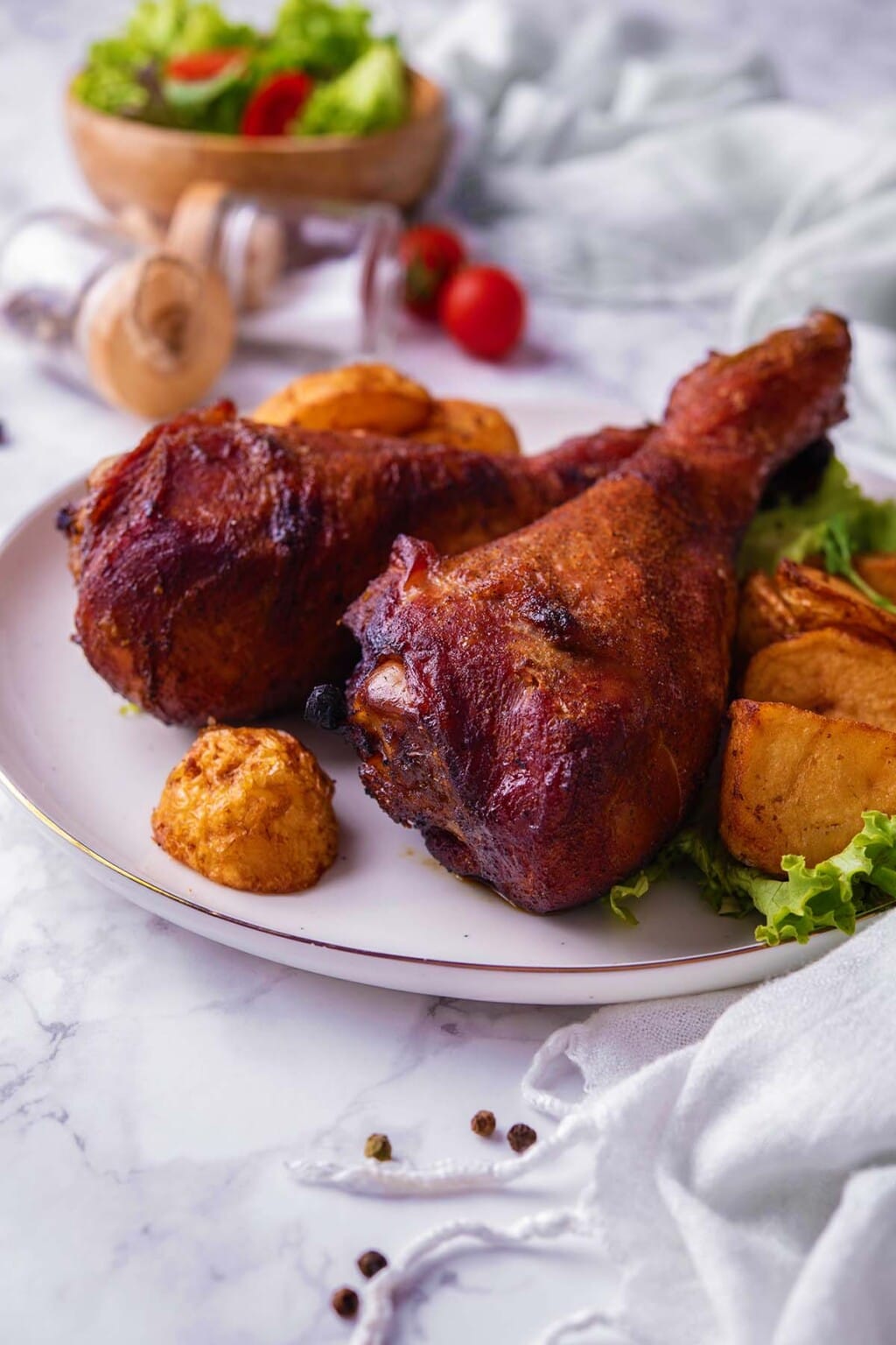 Smoked Turkey Leg Recipe (Smoker Or Grill)