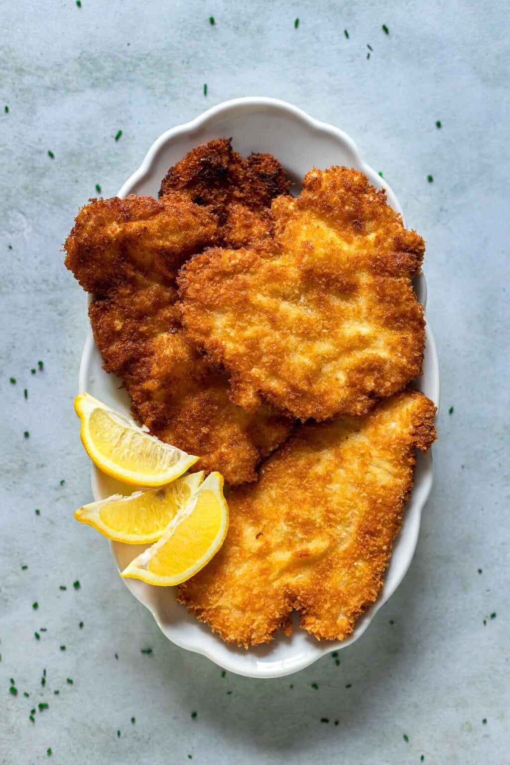 15-Minute Chicken Schnitzel Recipe {Truly Crispy} - The Big Man's World