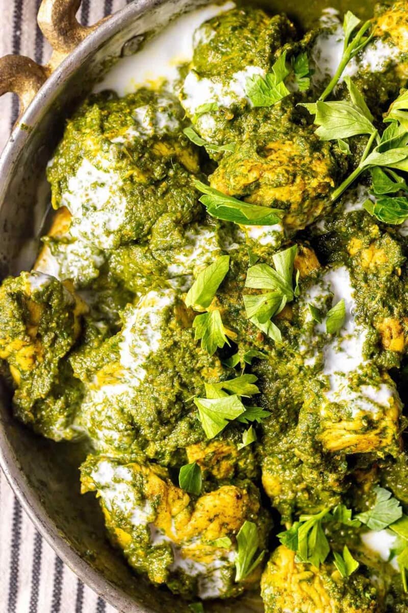 Chicken Saag Recipe Restaurant Style