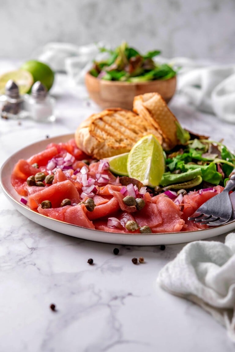 Tuna Carpaccio - The Big Man's World