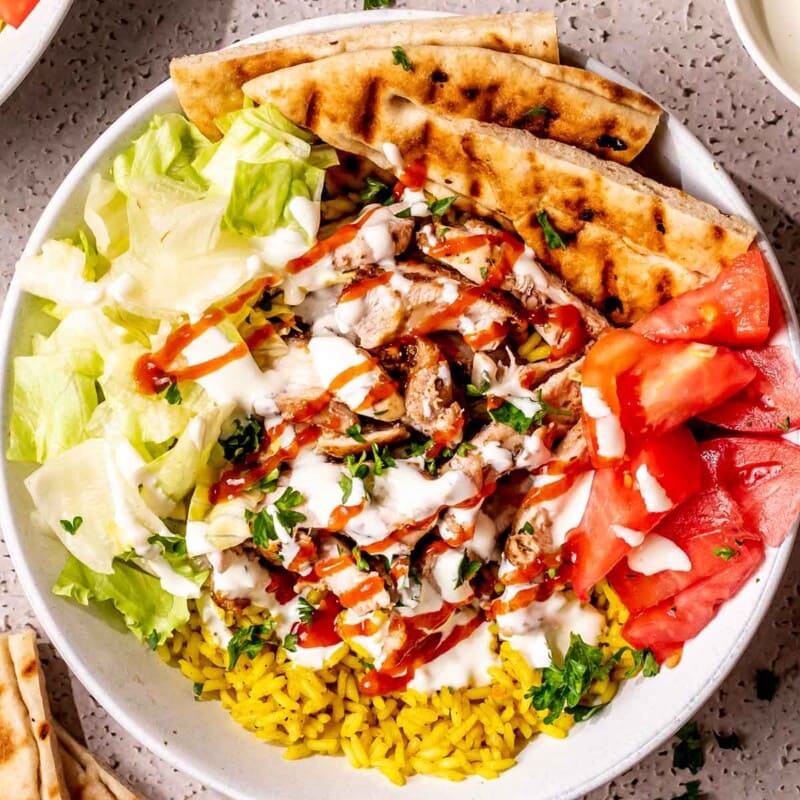 Chicken Over Rice {Halal Cart-Style} - The Big Man's World