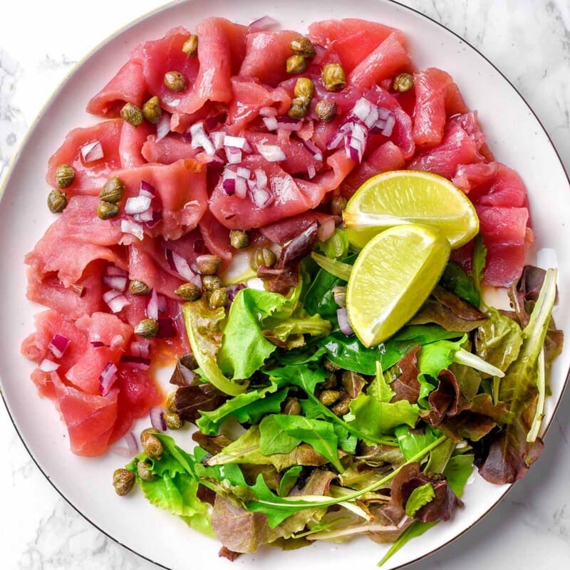 Tuna Carpaccio - The Big Man's World