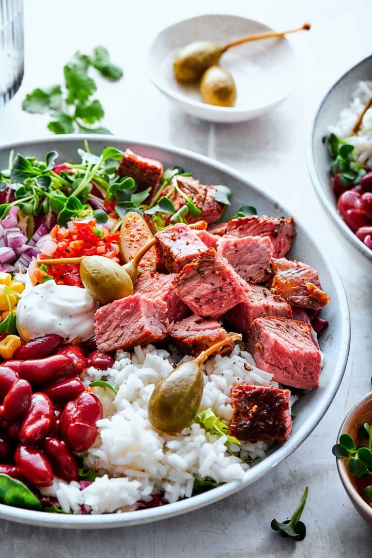 15-Minute Steak Bowl Recipe - The Big Man's World