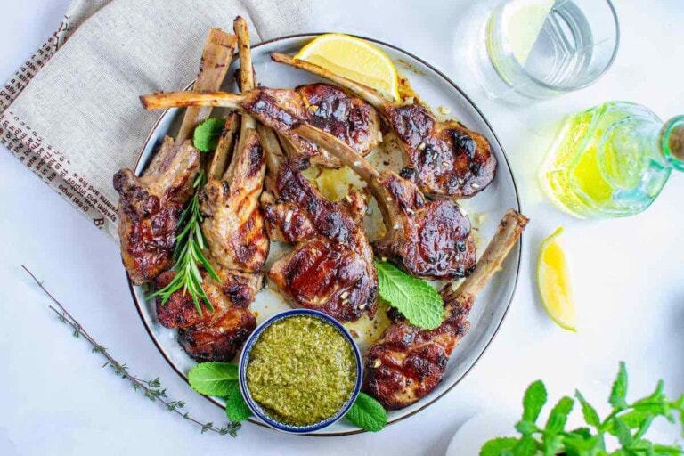 Pan-Seared Lamb Lollipops - The Big Man's World