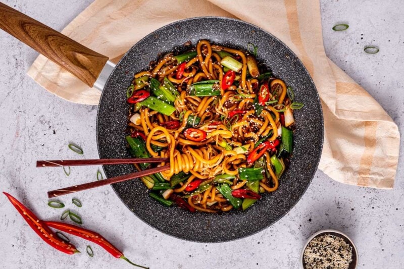 10-Minute Spicy Noodles - The Big Man's World
