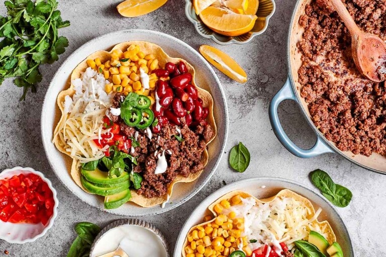 Taco Bowls {Quick & Easy} - The Big Man's World