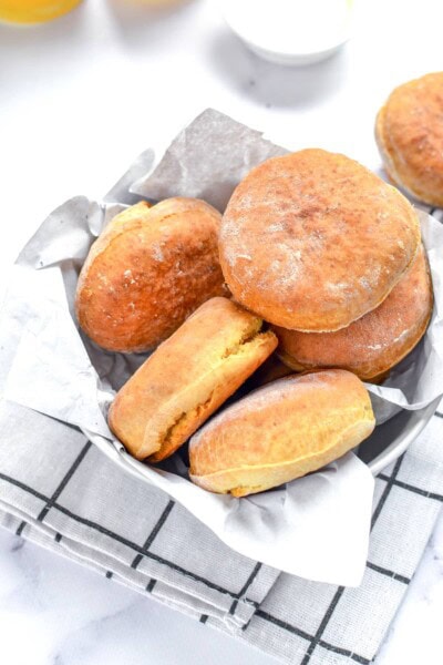 3-Ingredient Air Fryer Biscuits {From Scratch} - The Big Man's World