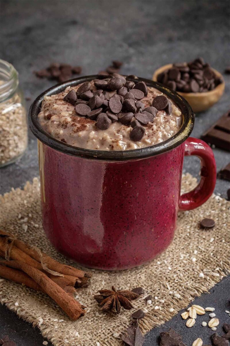 Chocolate Oatmeal Recipe {Healthy} - The Big Man's World