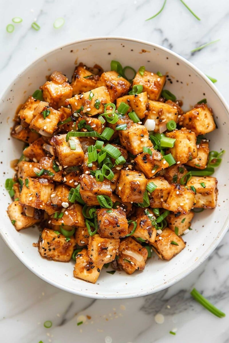 Salt and Pepper Tofu {Truly CRISPY} - The Big Man's World
