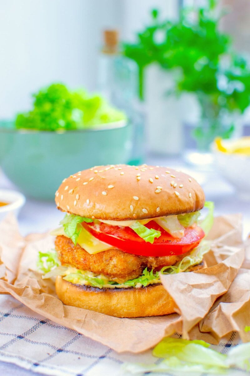 Crispy Shrimp Burgers - The Big Man's World
