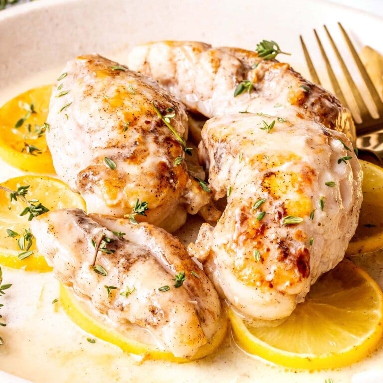 Pan-Seared Monkfish {Garlic Butter} - The Big Man's World