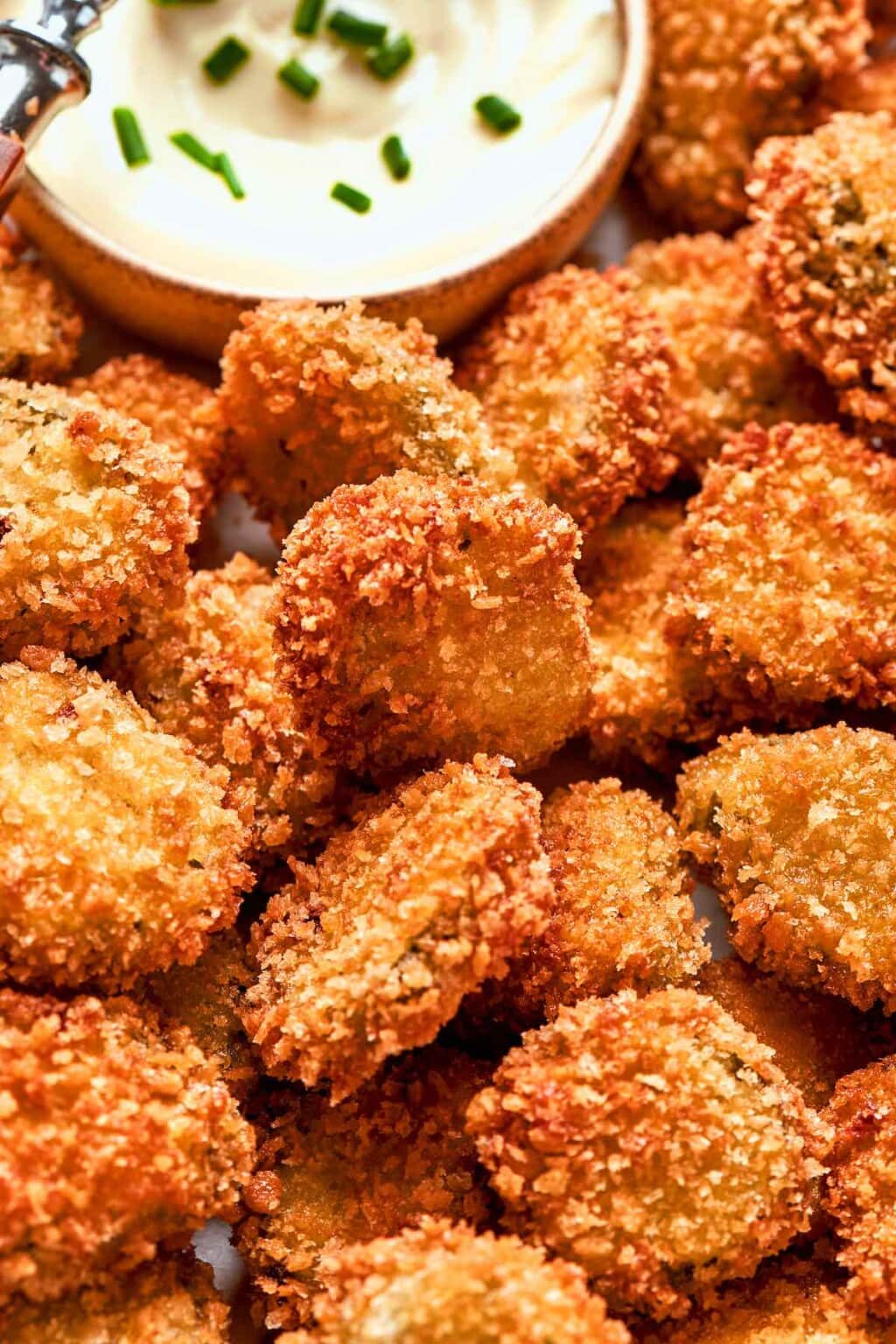 Crispy Air Fryer Pickles - The Big Man's World