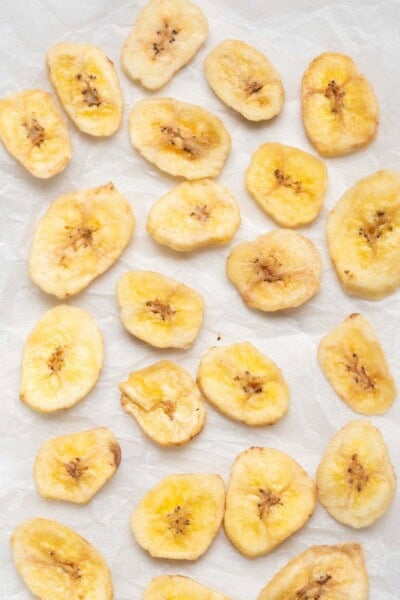 Banana Chips Recipe {air fryer or oven} - The Big Man's World