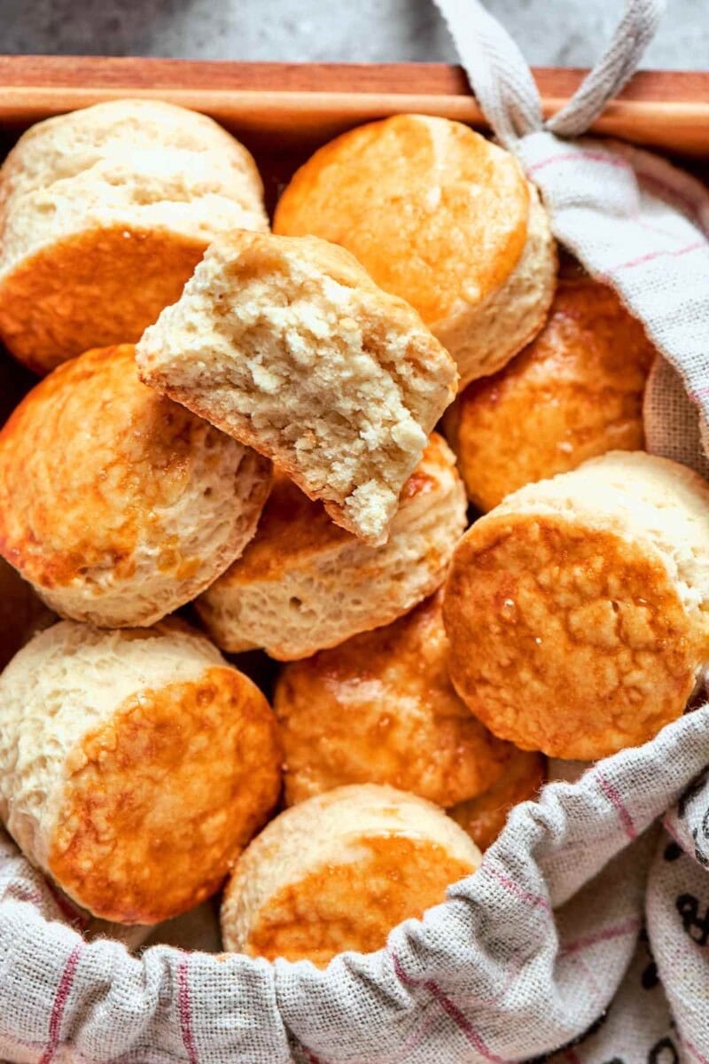 Vegan Biscuits (Tall, Buttery & Flaky)