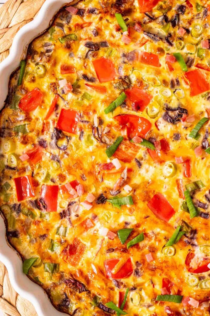 Crustless Quiche {Low Carb & Healthy} - The Big Man's World