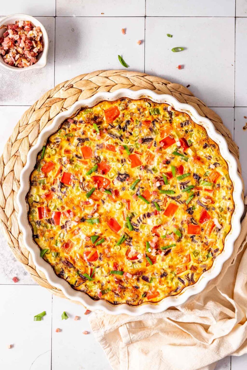 Crustless Quiche {Low Carb & Healthy} - The Big Man's World