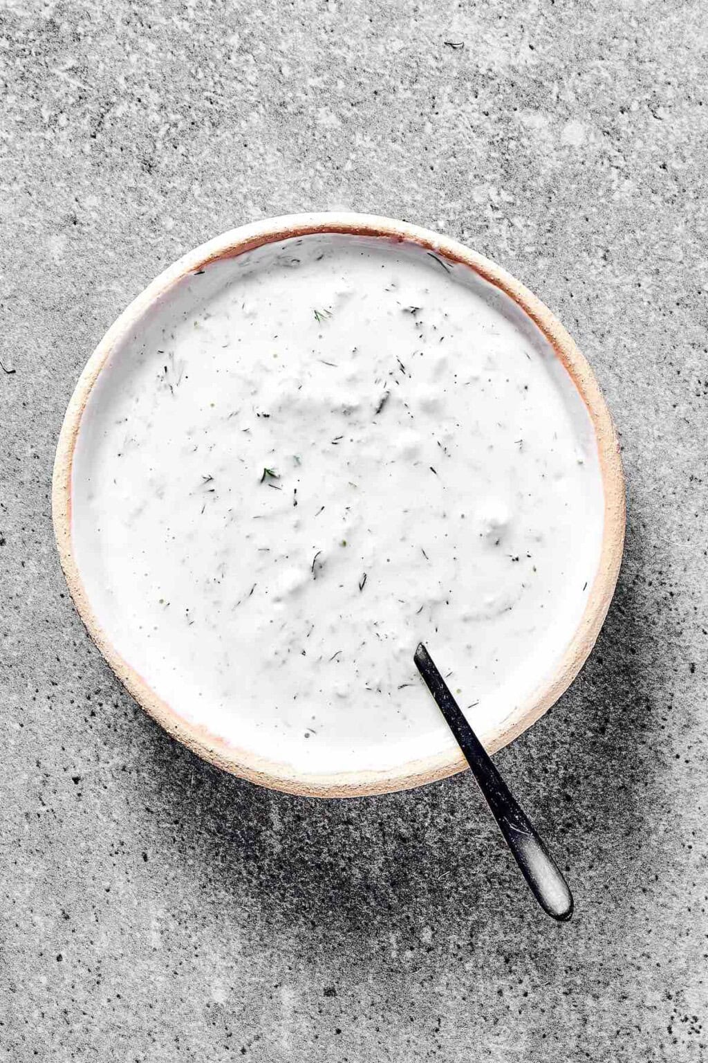 Garlic Yogurt Sauce - The Big Man's World