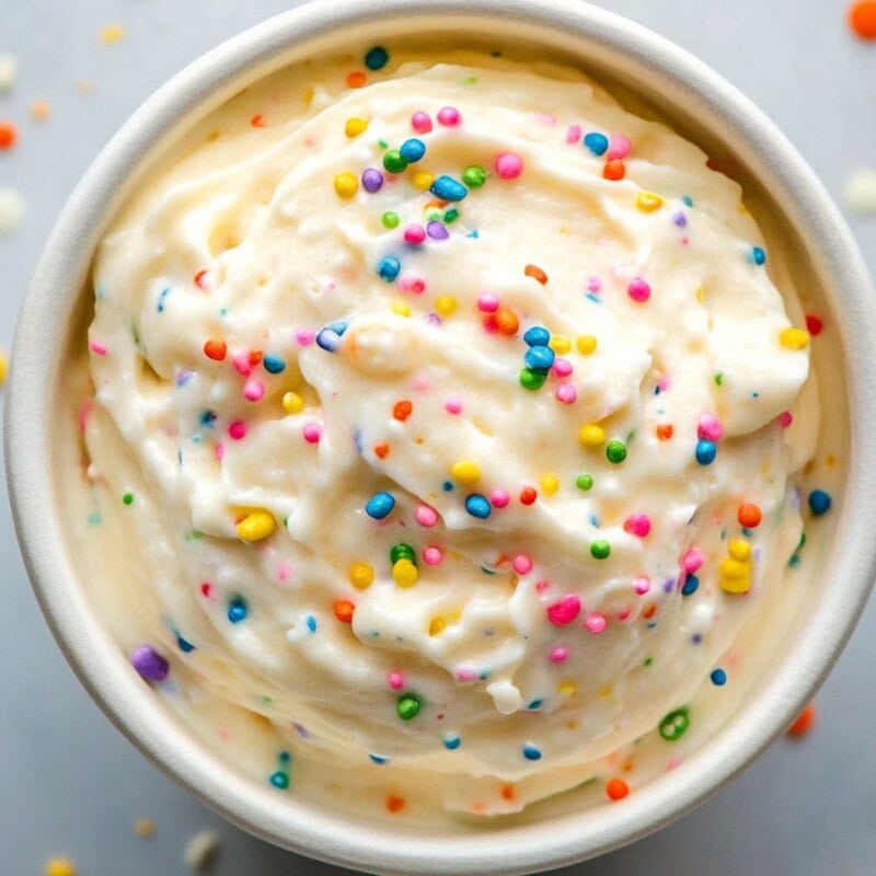 5-Minute Cake Batter Dip - The Big Man's World
