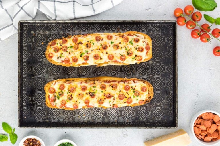French Bread Pizza (15 Minute Recipe) - The Big Man's World
