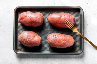 Microwave Baked Potato {8 Minutes} - The Big Man's World