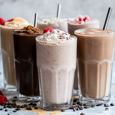 Perfect Protein Shake Recipe {12 Flavors} - The Big Man's World