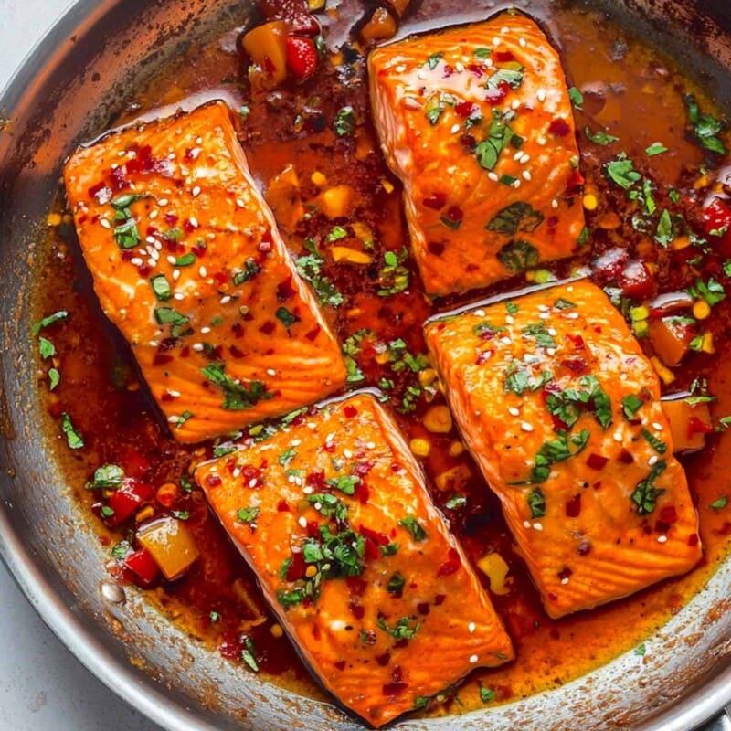 10-Minute Sweet Chili Salmon - The Big Man's World