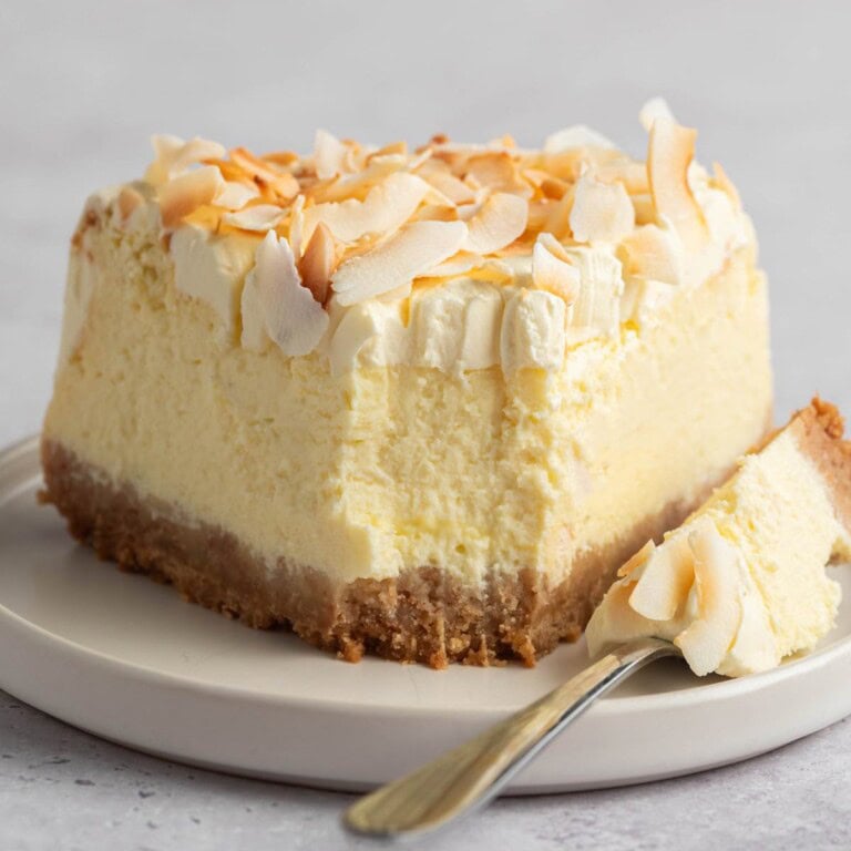 Coconut Cheesecake - The Big Man's World