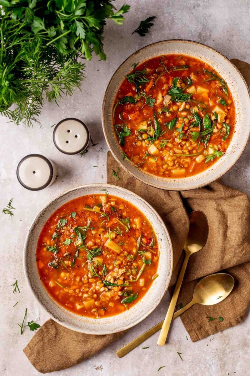 High Protein Soup {35g protein} - The Big Man's World