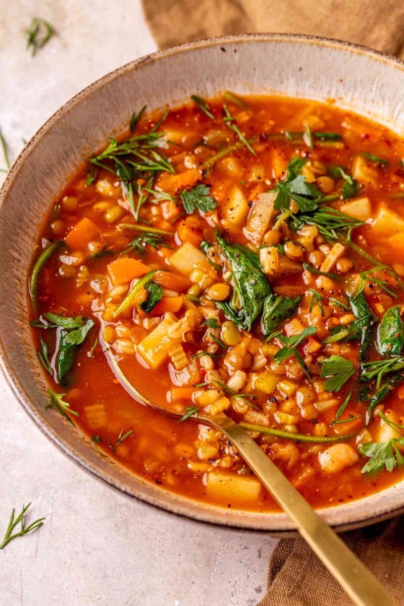 High Protein Soup {35g protein} - The Big Man's World