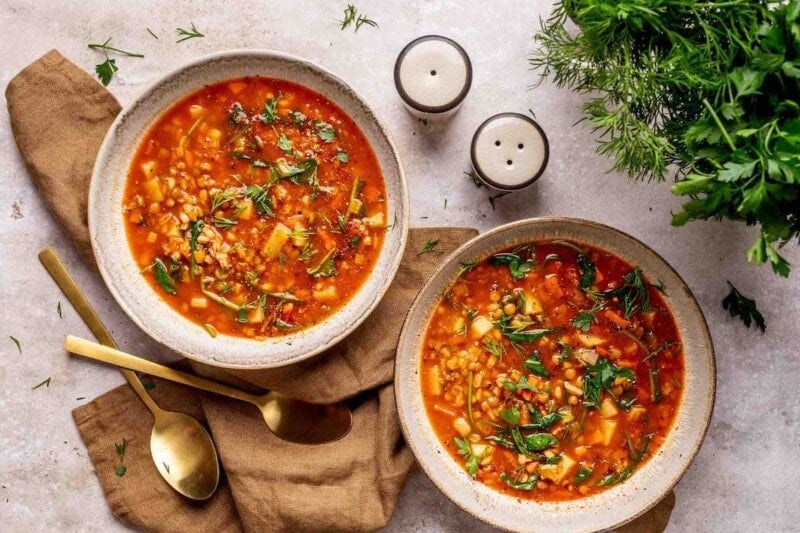 High Protein Soup {35g protein} - The Big Man's World