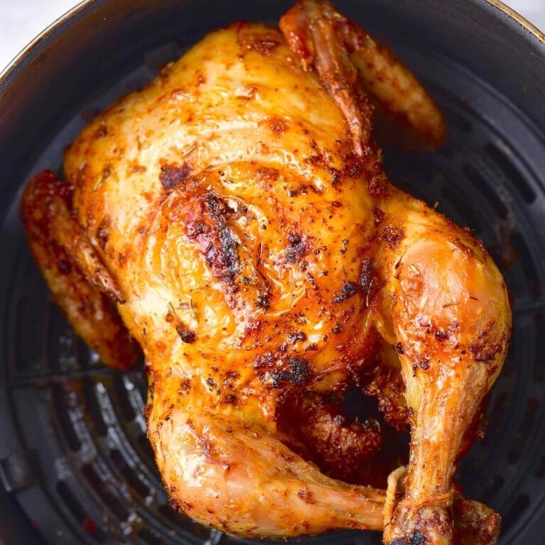 Air Fryer Cornish Hen {CRISPY skin & Juicy Meat} - The Big Man's World