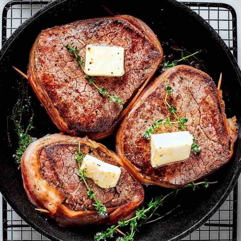 Bacon Wrapped Filet Mignon {under 20 Minutes} The Big Mans World