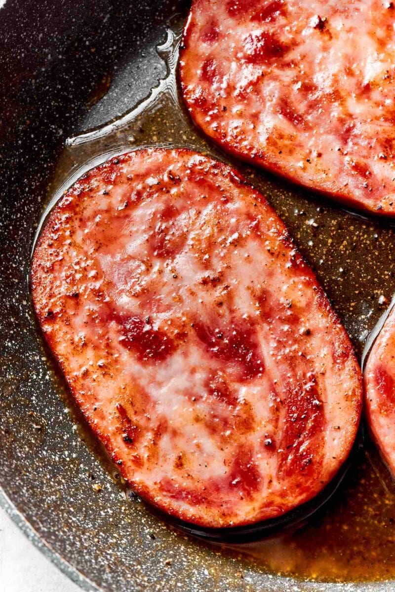 Glazed Ham Steak Recipe - The Big Man's World