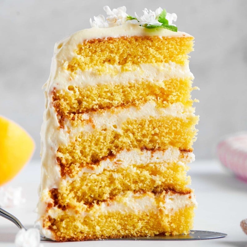 BEST Vegan Lemon Cake - The Big Man's World