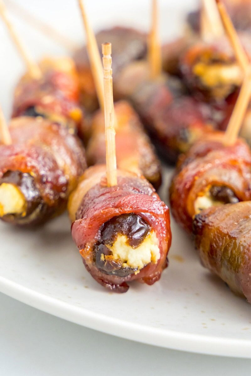 Bacon Wrapped Dates With Goat Cheese - The Big Man's World