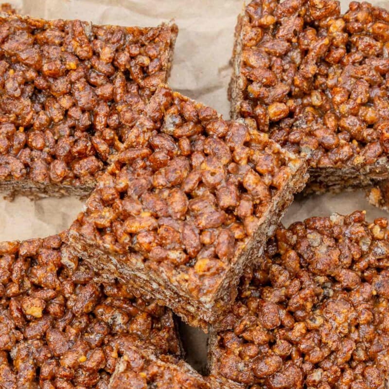 3-Ingredient Chocolate Rice Crispy Treats - The Big Man's World