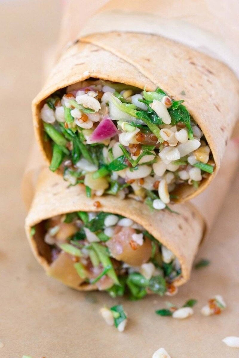 Fully Loaded Salad Wraps - The Big Man's World