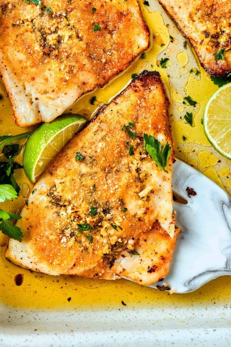 Baked Flounder {Flaky & Buttery} - The Big Man's World