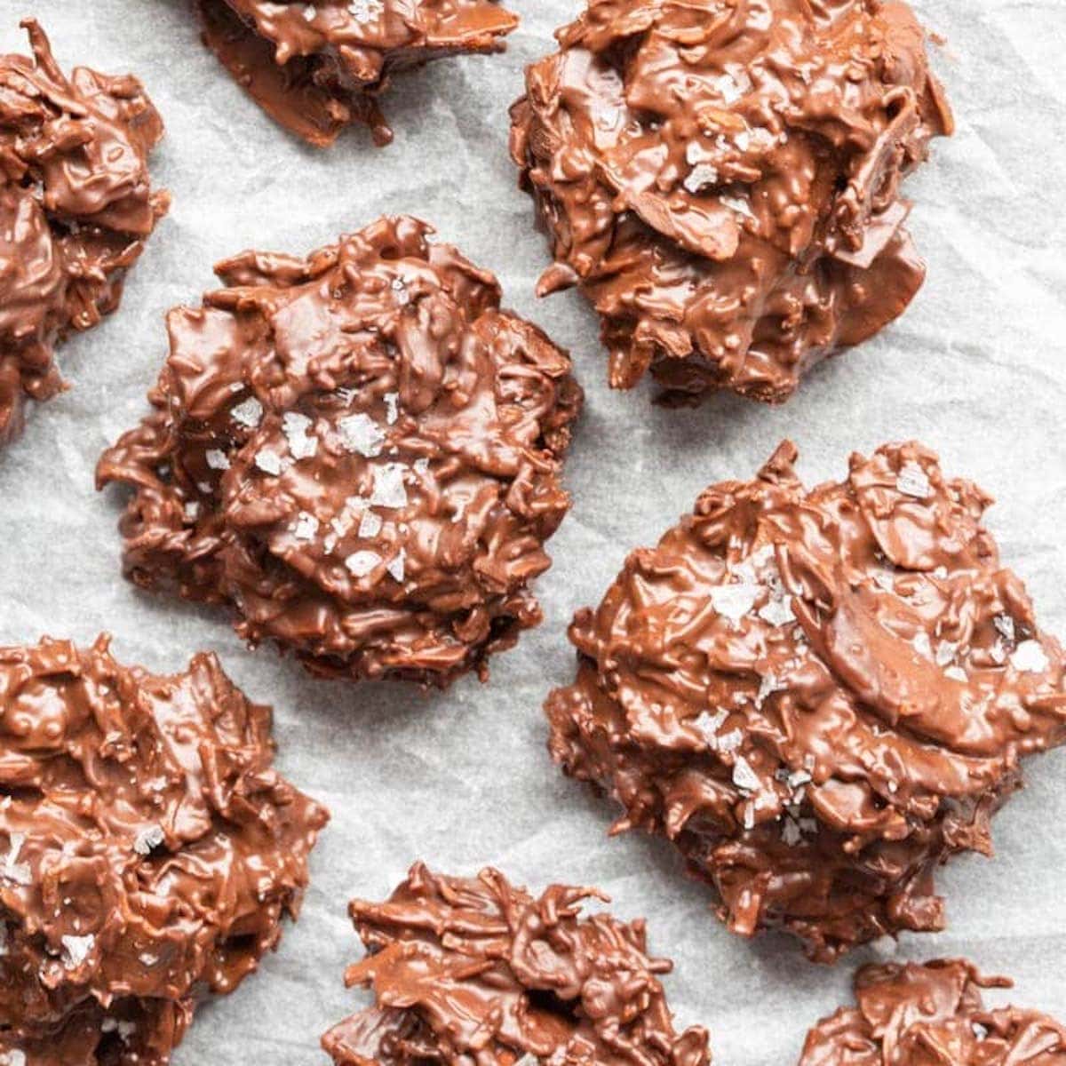 Coconut Clusters {2 Ingredients} - The Big Man's World